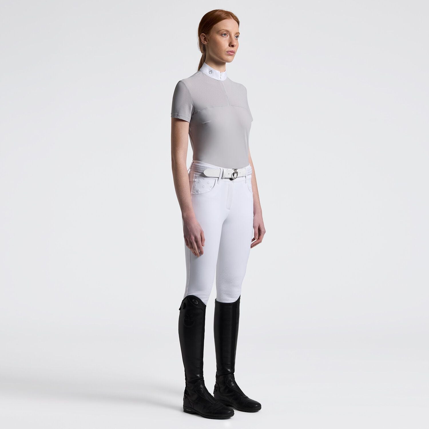 Jersey Mesh - Light Grey – Liv Equestrian